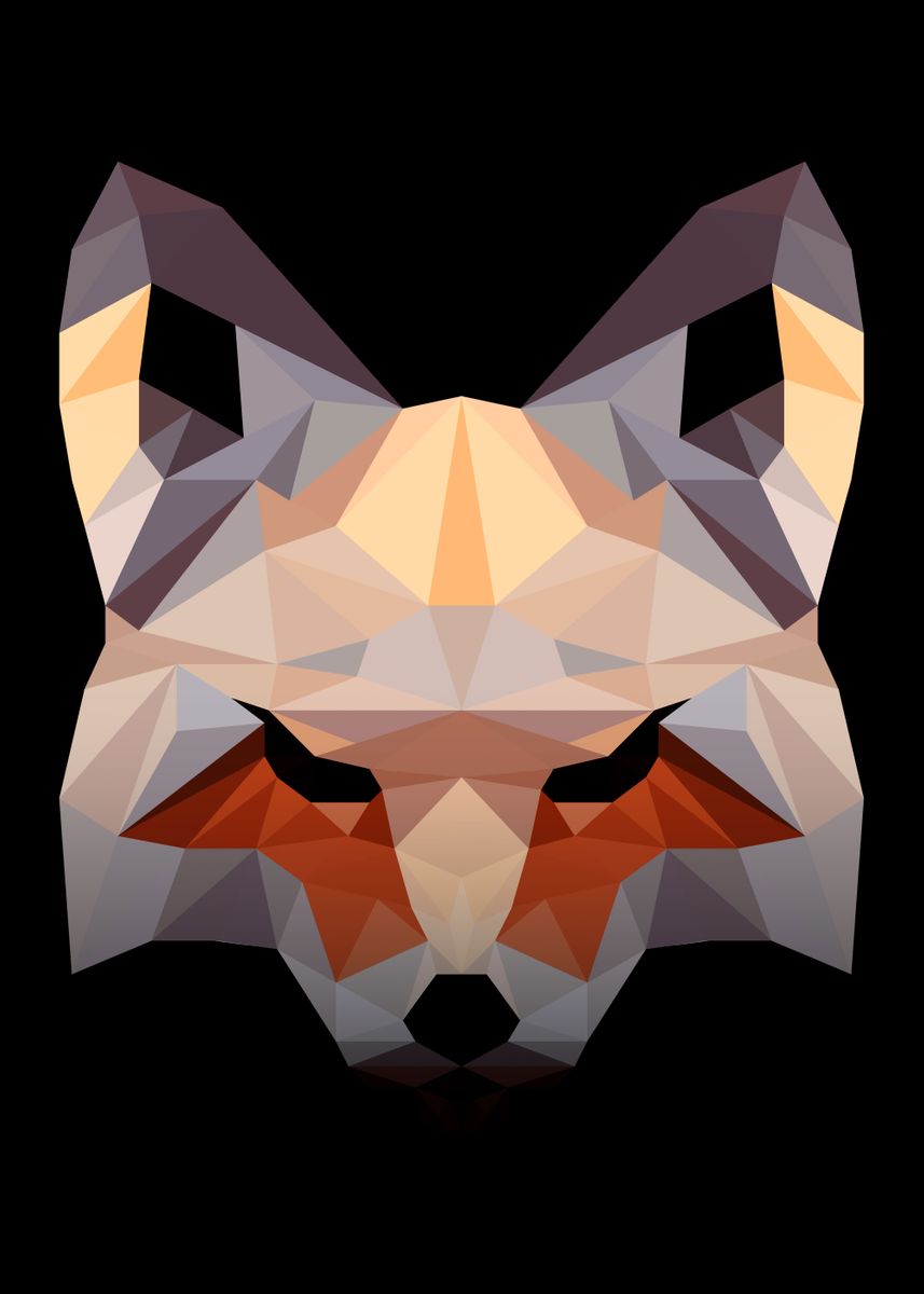 'Fox' Poster by dung nguyen | Displate