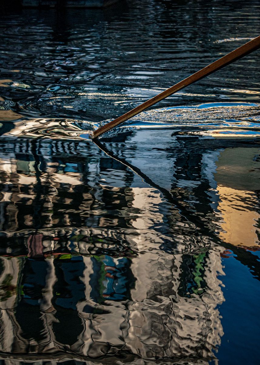 'Oar' Poster, picture, metal print, paint by Marco Moroni | Displate