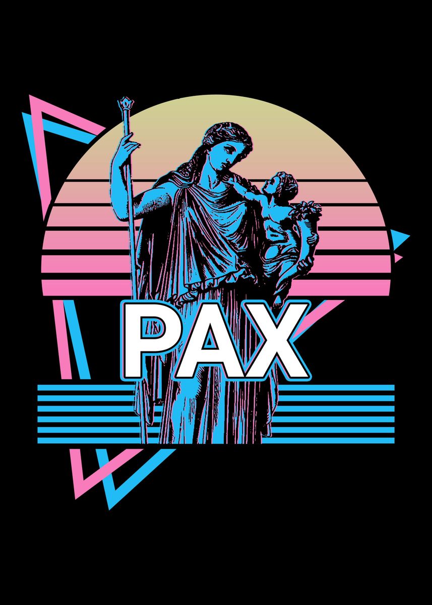 'Pax God of Peace Ancient R' Poster, picture, metal print, paint by ...