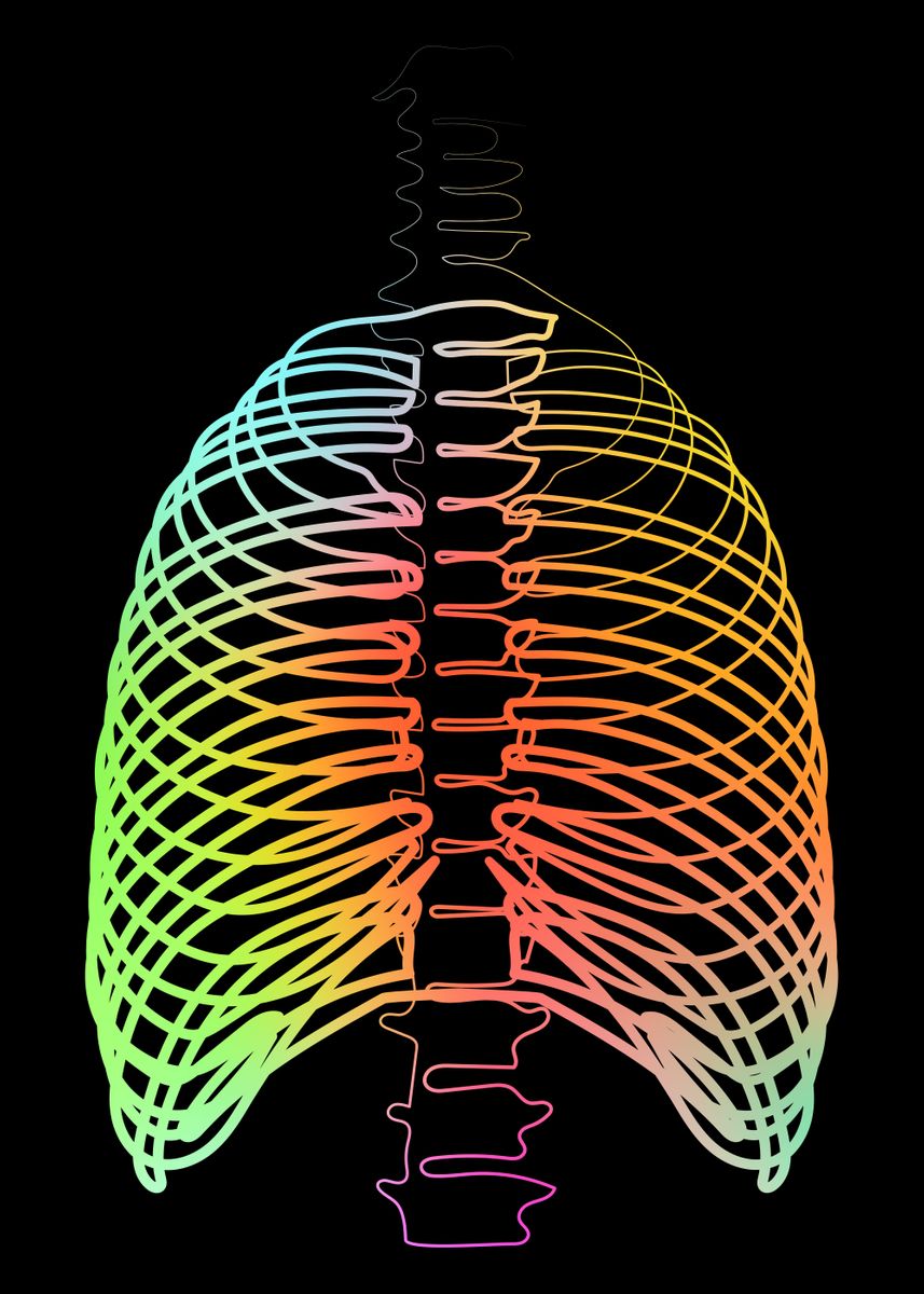 'Chest' Poster by One Line Artist | Displate