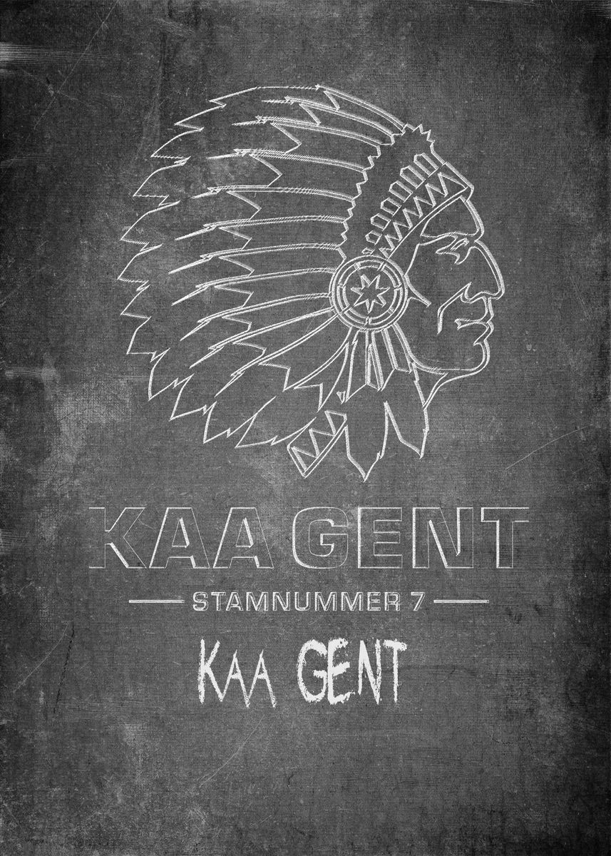 'KAA Gent' Poster by AD art | Displate