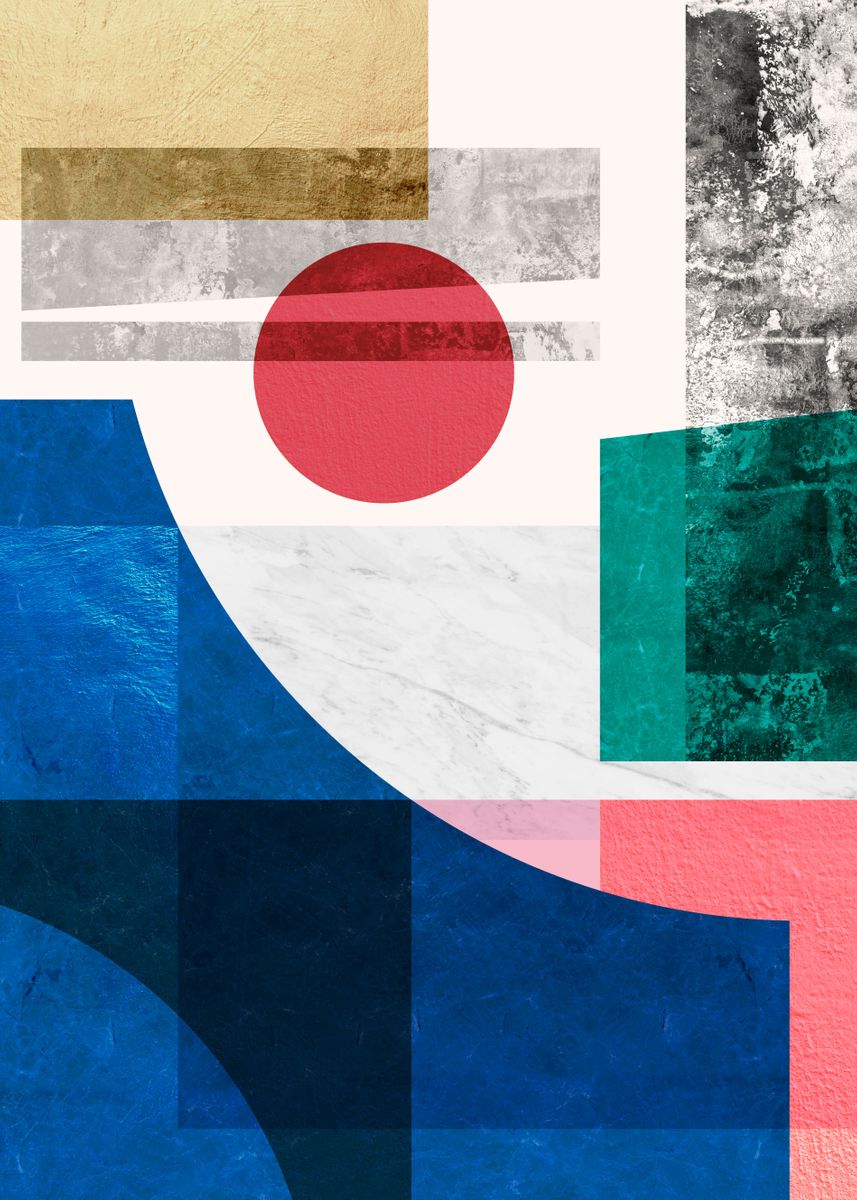 'Modern collage 02' Poster, picture, metal print, paint by Vitor Costa ...