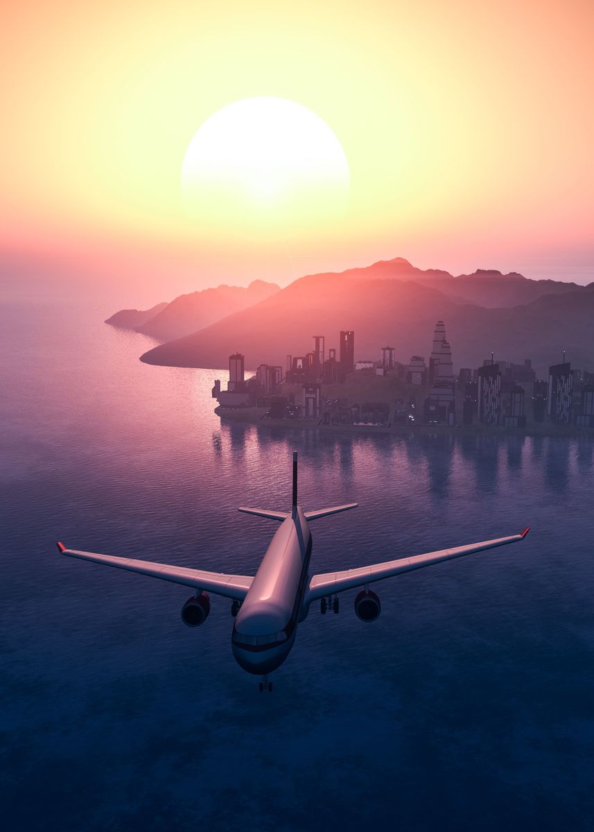 'Aircraft' Poster by Sam Gong | Displate