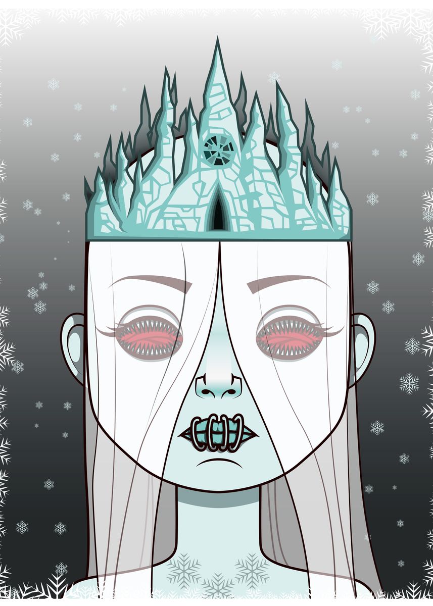 'Ice queen' Poster, picture, metal print, paint by Juliusllopis | Displate