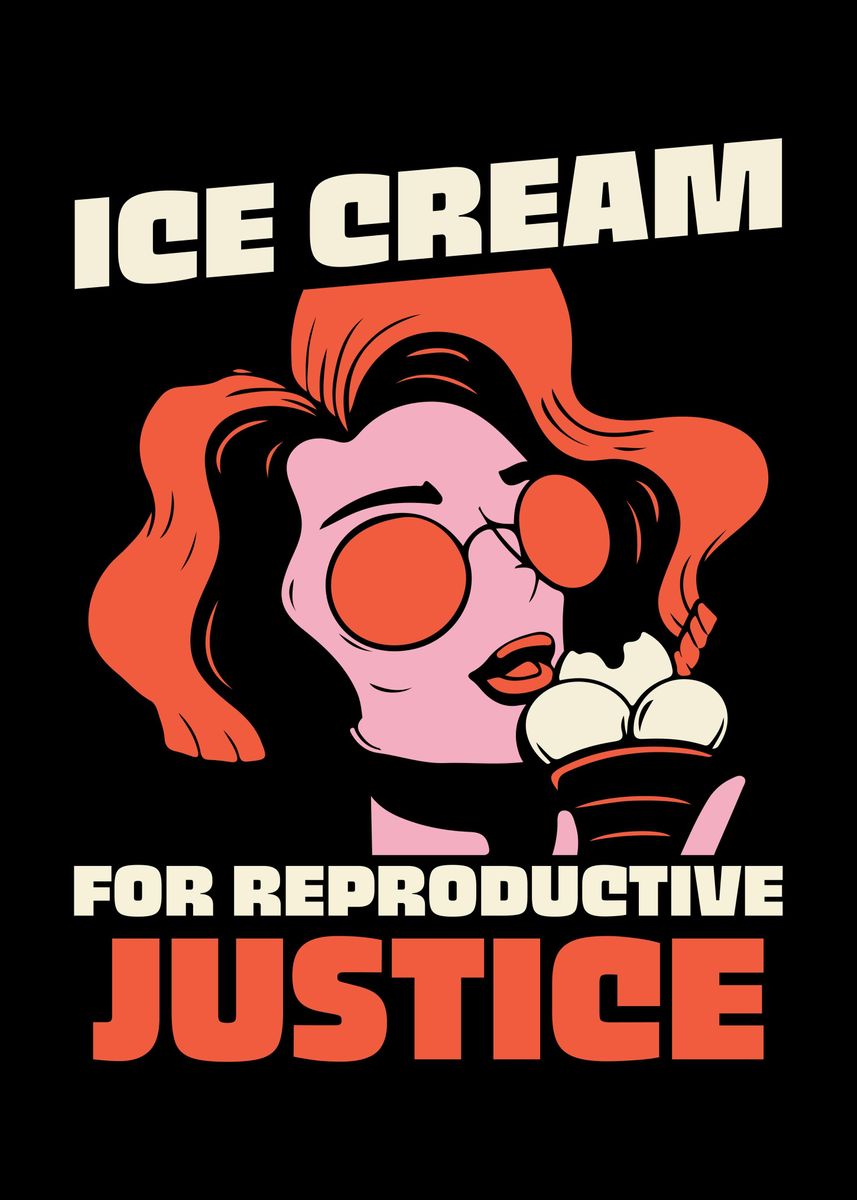 'Pro Choice' Poster by Sebastian Wünsche | Displate