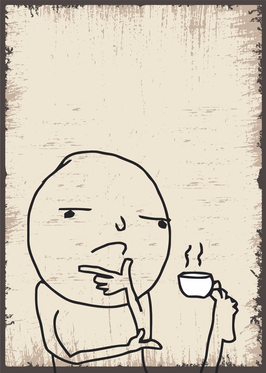 'funny meme' Poster, picture, metal print, paint by Trending Awesome ...