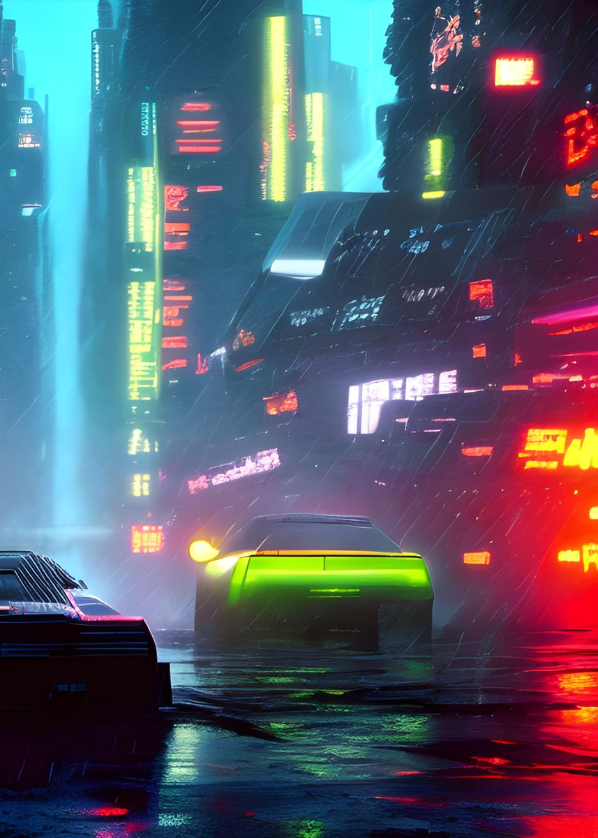 'a beam of light' Poster, picture, metal print, paint by Pixxelworks Florian Schaller | Displate