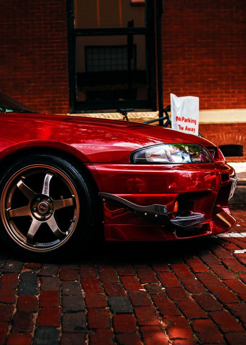 'Nissan R33 GTR' Poster, picture, metal print, paint by Robert Monroy ...
