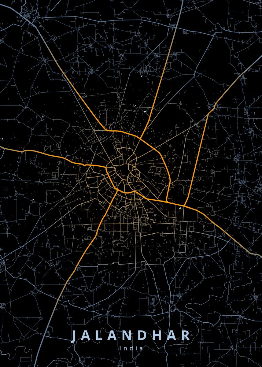 'Jalandhar' Poster by Deeo | Displate