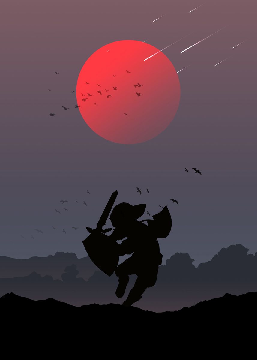'Breath of the Wild Poster' Poster, picture, metal print, paint by ...