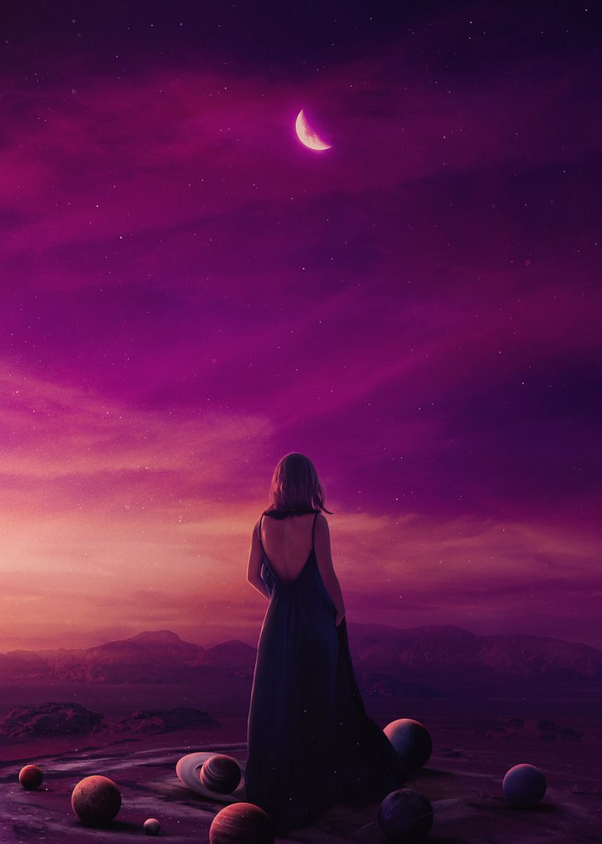 'Around the Universe' Poster by Sanndy | Displate