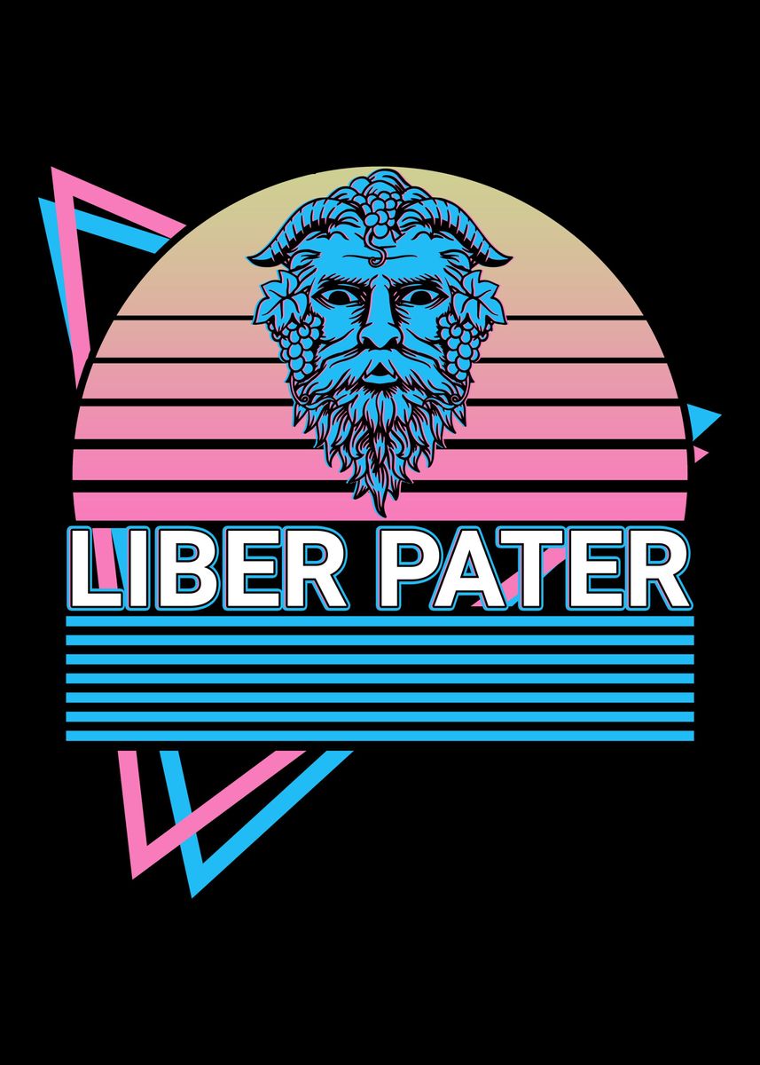 'Liber Pater God of Viticul' Poster, picture, metal print, paint by ...