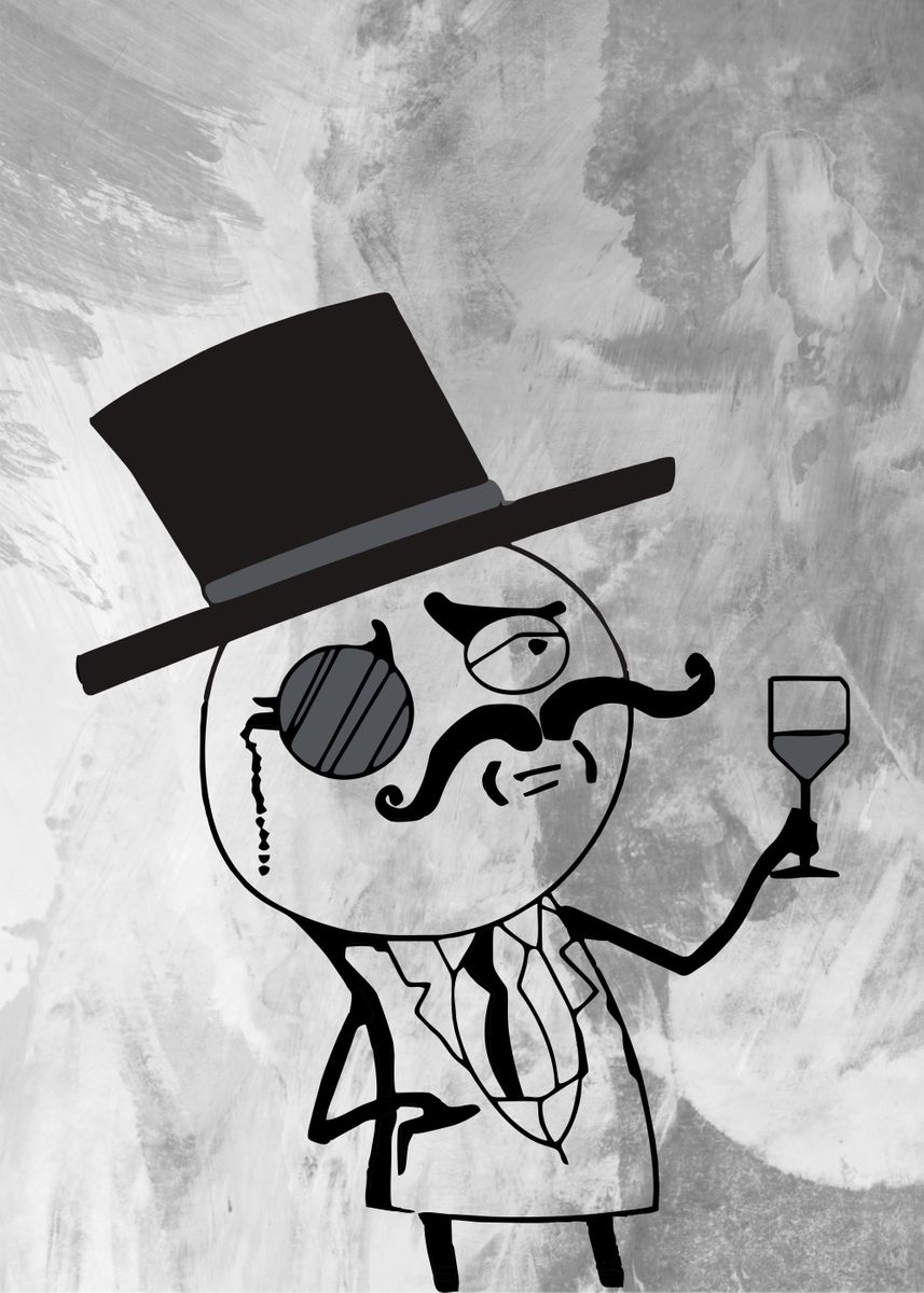 'funny meme' Poster, picture, metal print, paint by Limited Edition ...