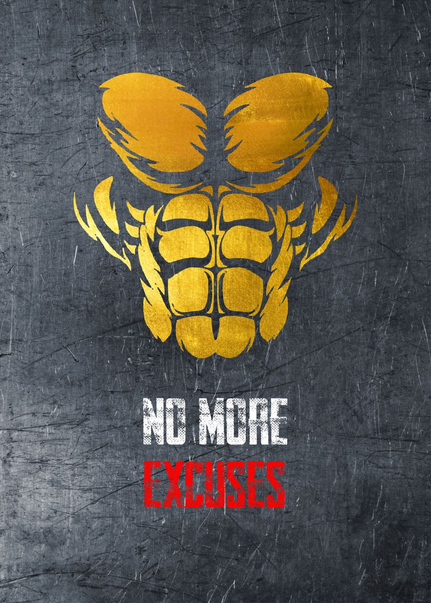 'motivational text art ' Poster, picture, metal print, paint by ...