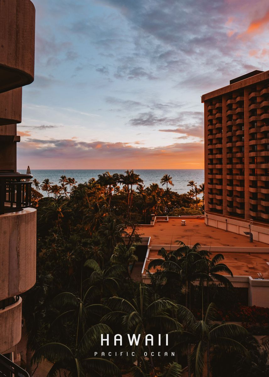 'Hawaii ' Poster, picture, metal print, paint by Travel Addict | Displate