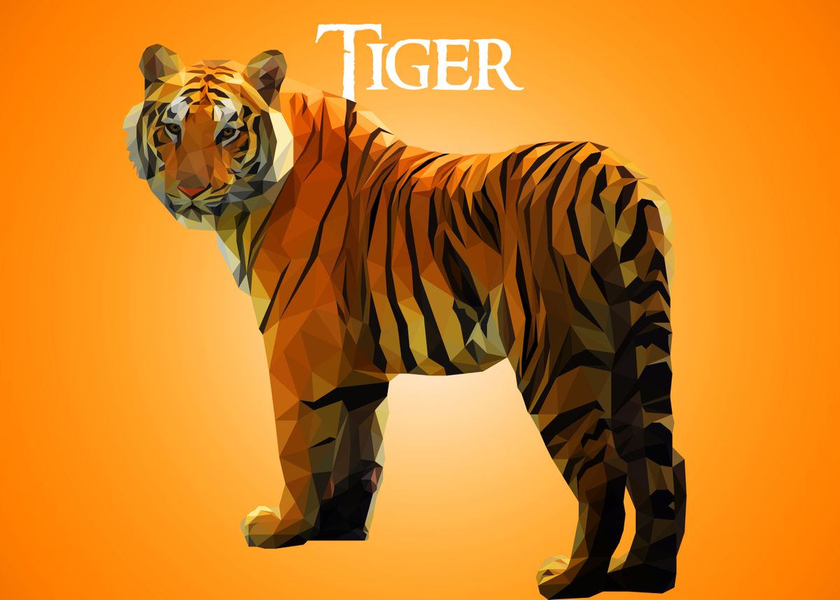 'Tiger' Poster by Dare Neil | Displate