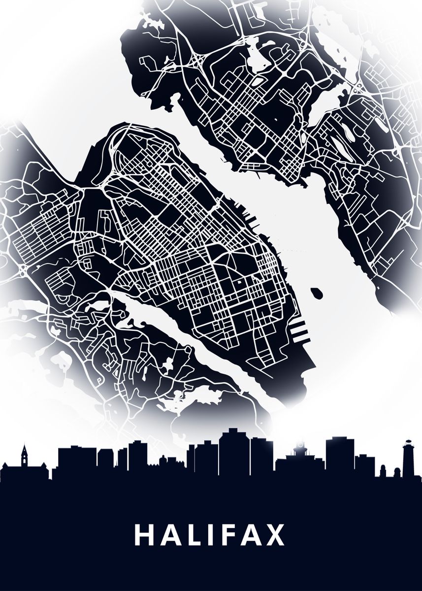 'Halifax NS Canada ' Poster, picture, metal print, paint by Vincent ...