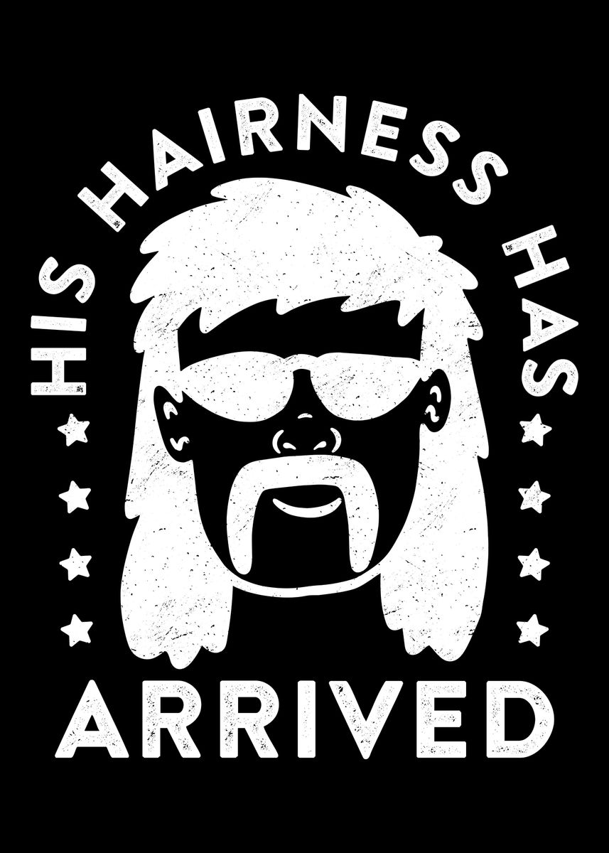 'Mullet' Poster, picture, metal print, paint by CrazySquirrel | Displate