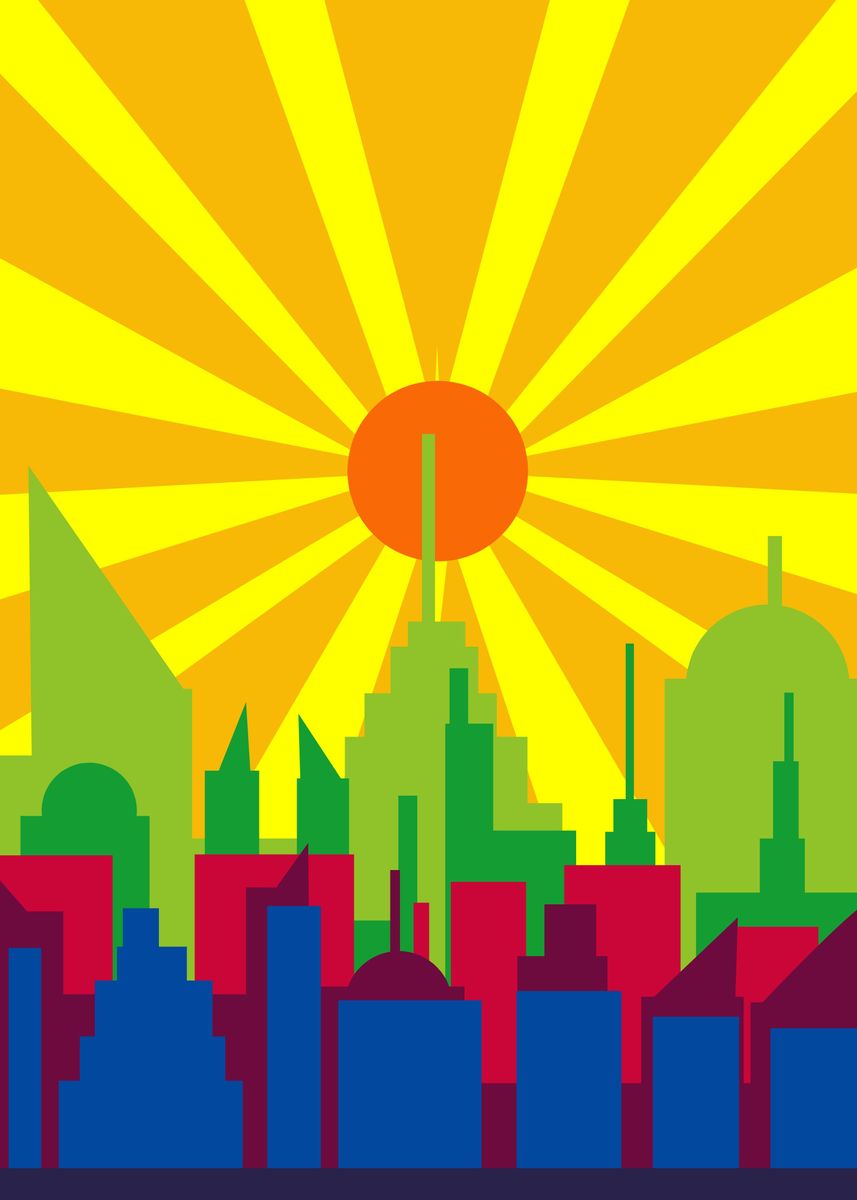 'perfect building art' Poster, picture, metal print, paint by Mshel ...