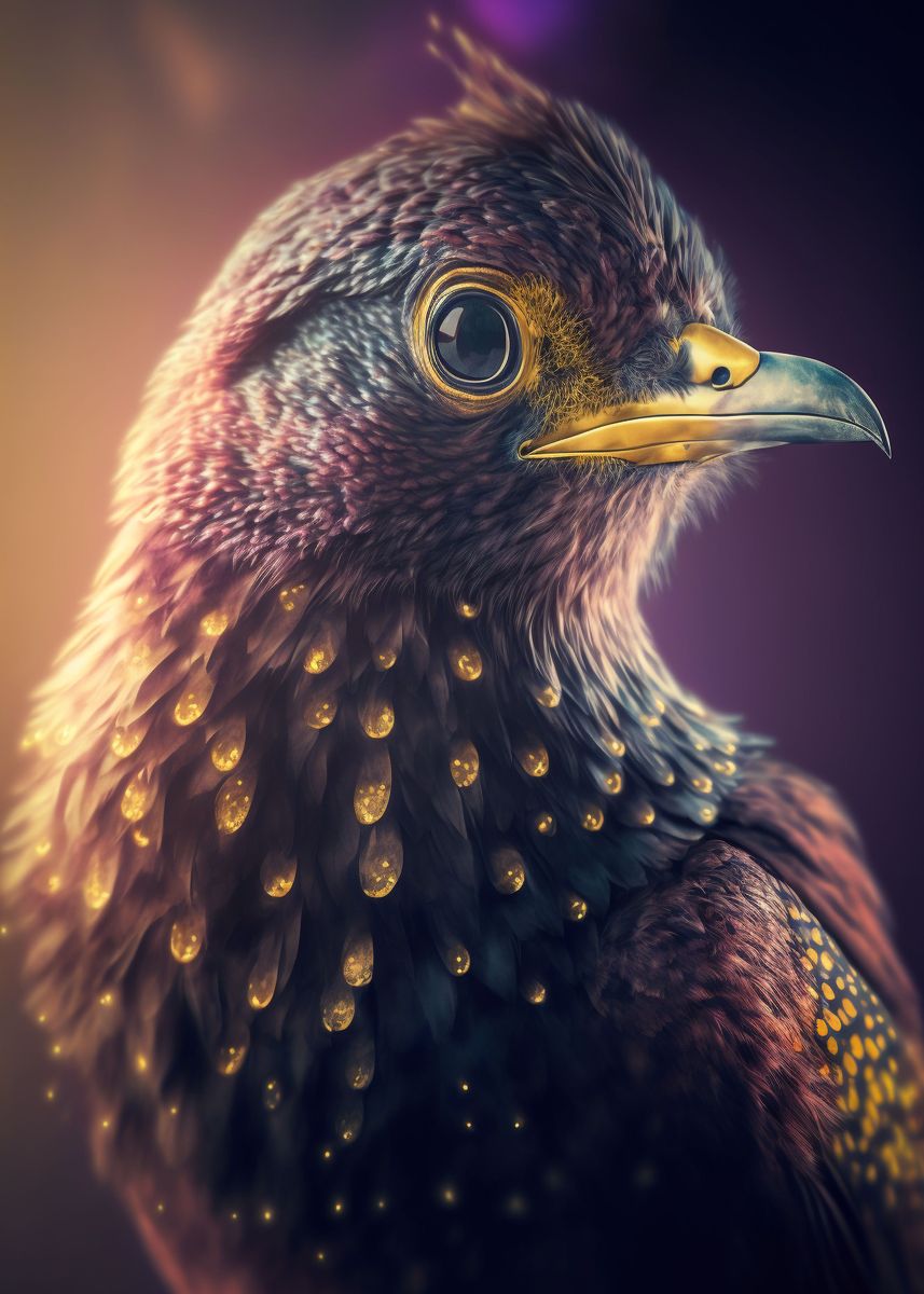 'A beautiful bird' Poster, picture, metal print, paint by Grafigator ...