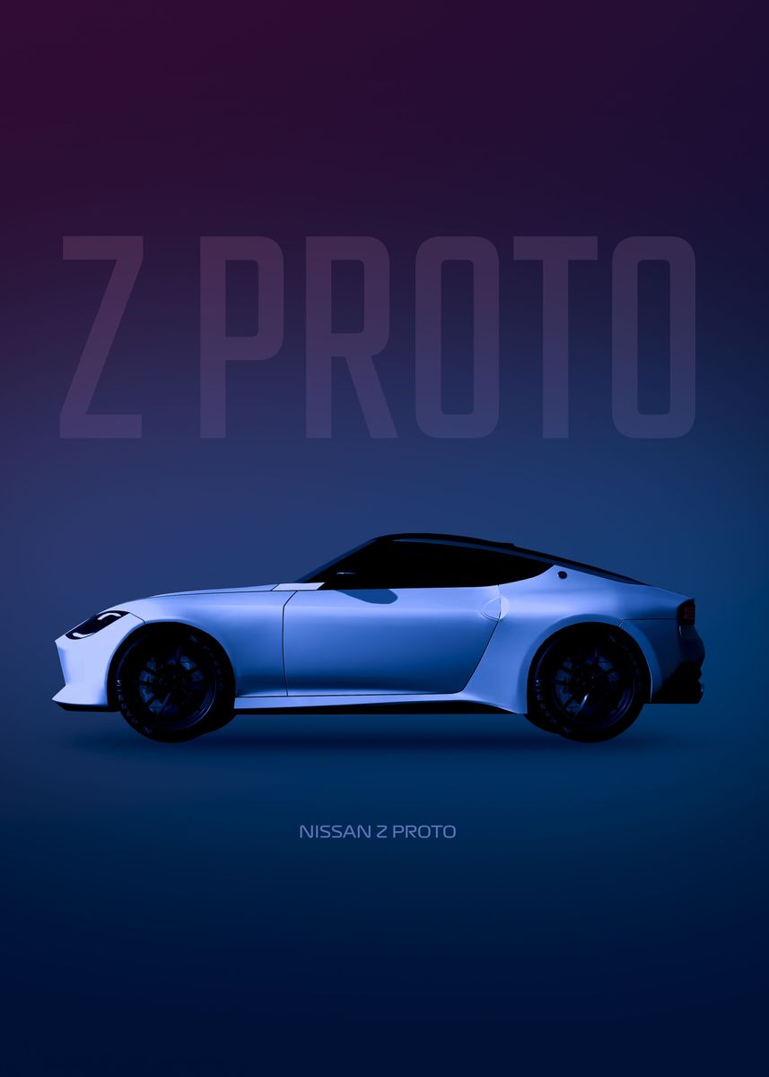 'Nissan Z Proto' Poster by Basues | Displate