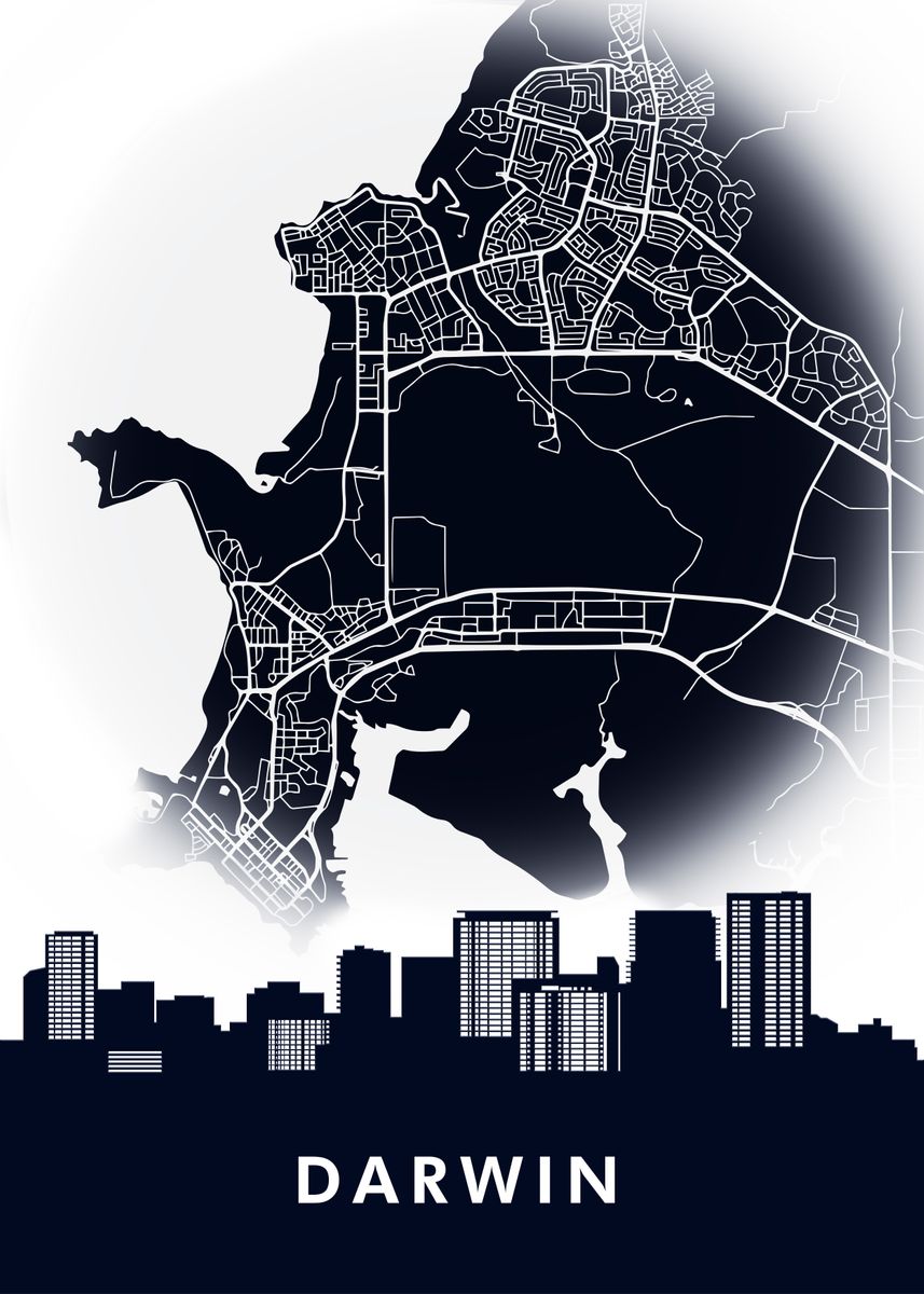 'Darwin NT Australia ' Poster, picture, metal print, paint by Vincent ...