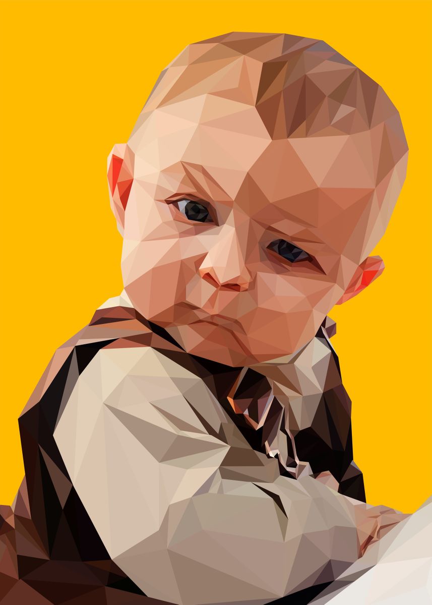 'funny kid anoying meme' Poster, picture, metal print, paint by Lowpoly ...