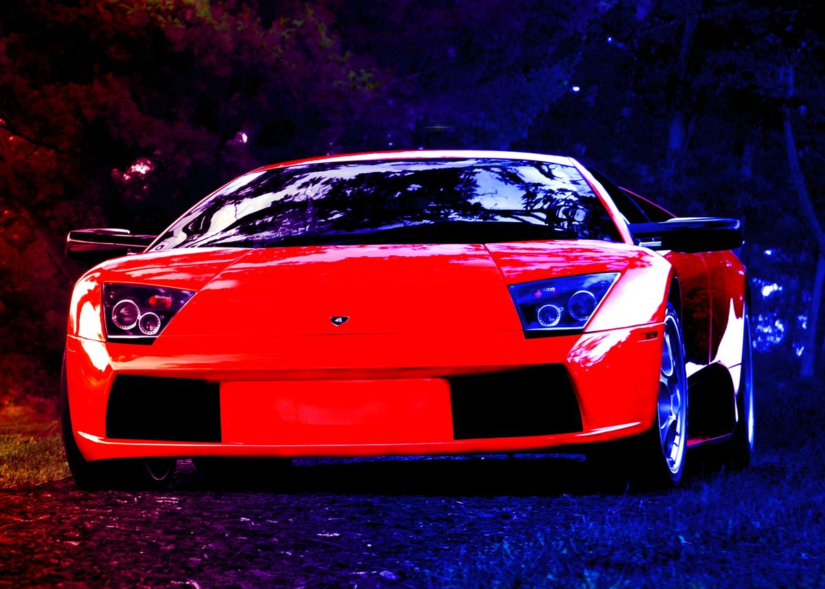 'lamborghini murcielago' Poster by Recca | Displate