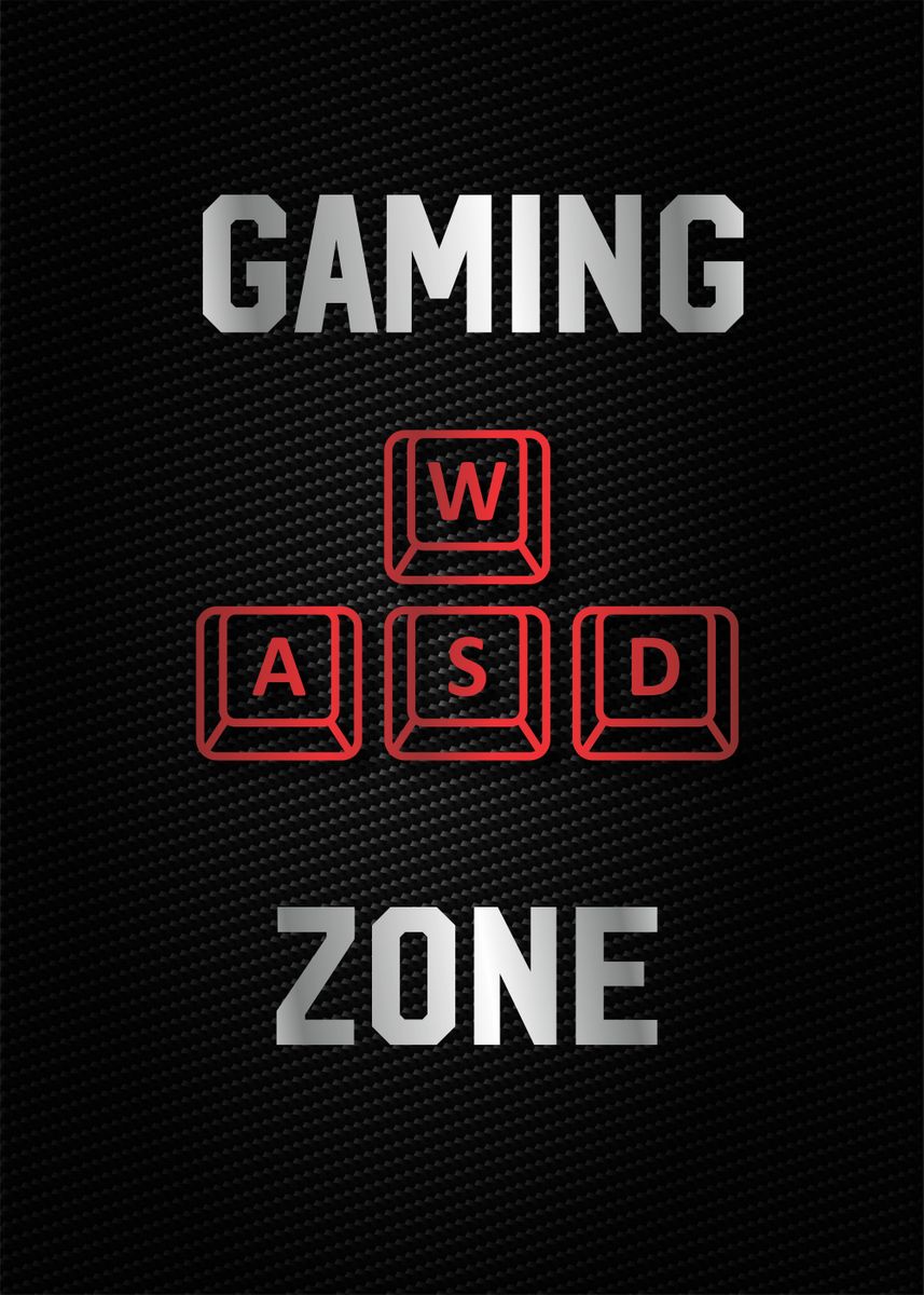 'gaming zone' Poster, picture, metal print, paint by Greatest of All ...