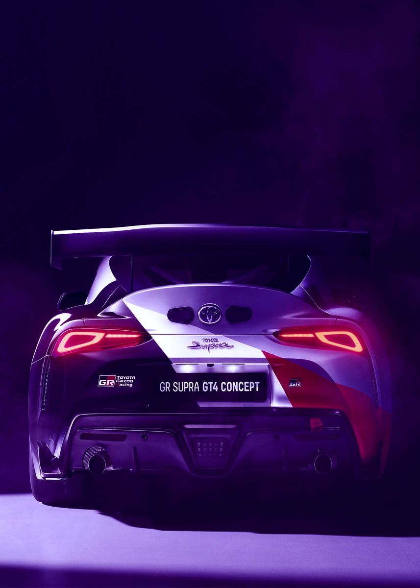 'Car Neon Futuristic' Poster, picture, metal print, paint by Light ...