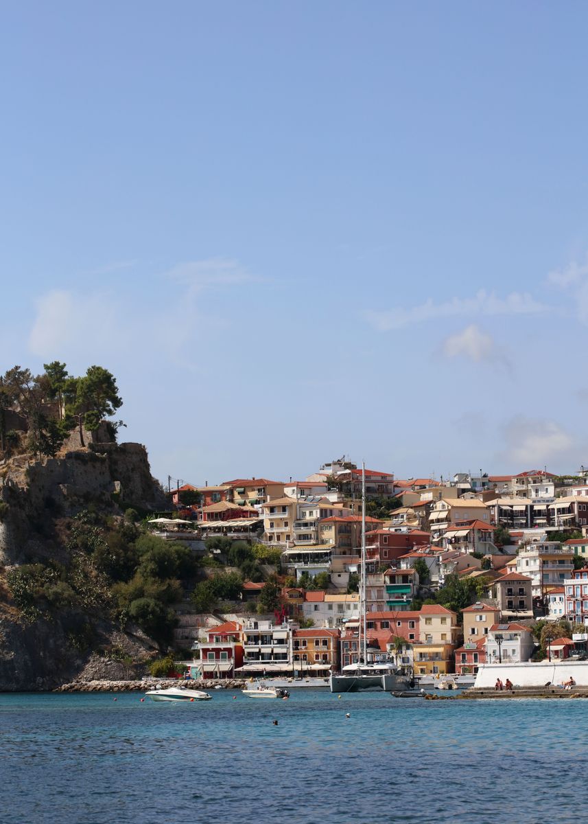 'Parga city Greece holidays' Poster, picture, metal print, paint by ...