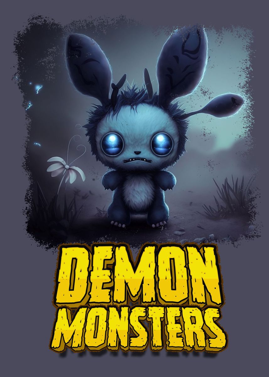 'Hypnotic little demon' Poster by Stefan Merz | Displate