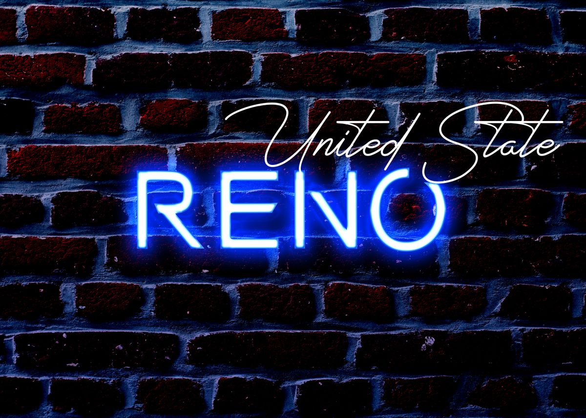 'Reno' Poster by Wasi Blond | Displate