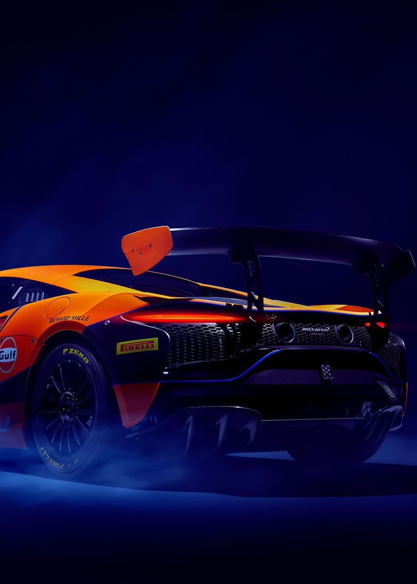 'Car Neon Futuristic' Poster, picture, metal print, paint by Light ...