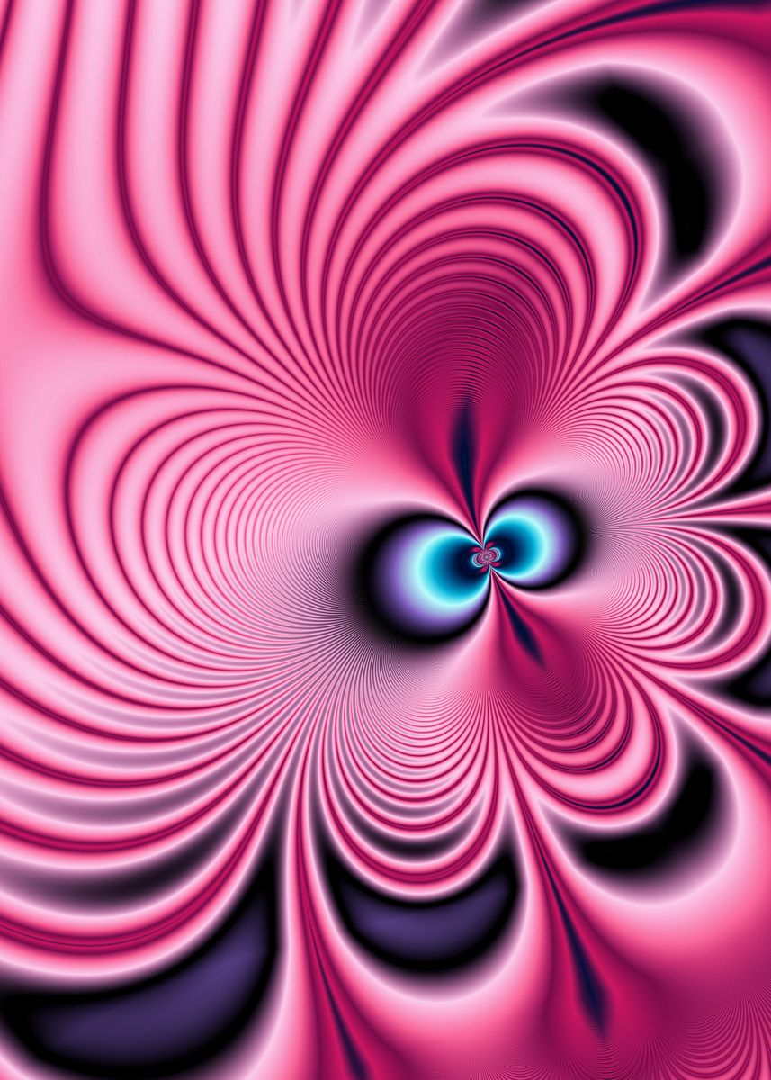 'Fractal Therapy 1' Poster, picture, metal print, paint by 1x Merch ...