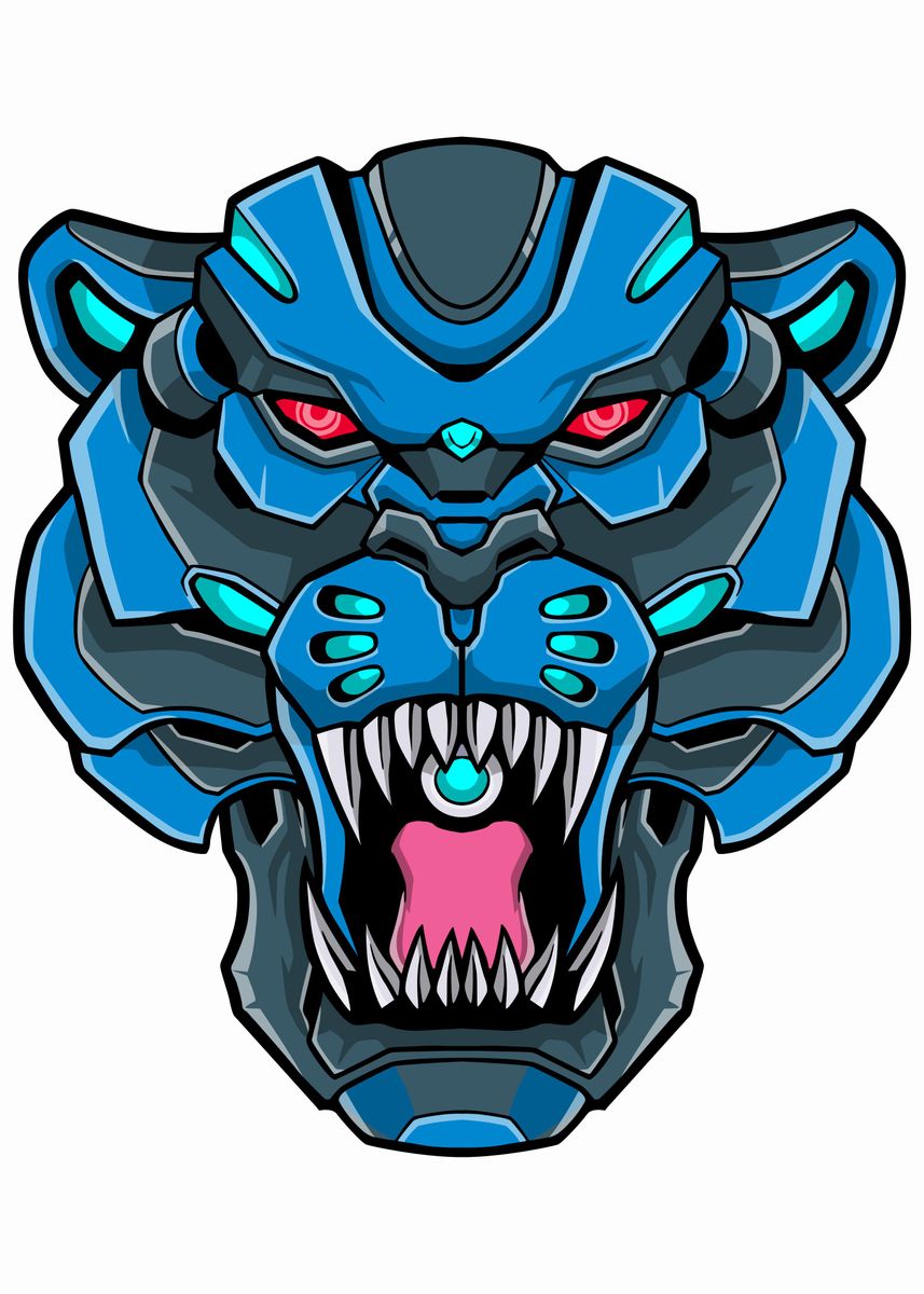 'Puma tiger concept' Poster, picture, metal print, paint by Cao Thi ...