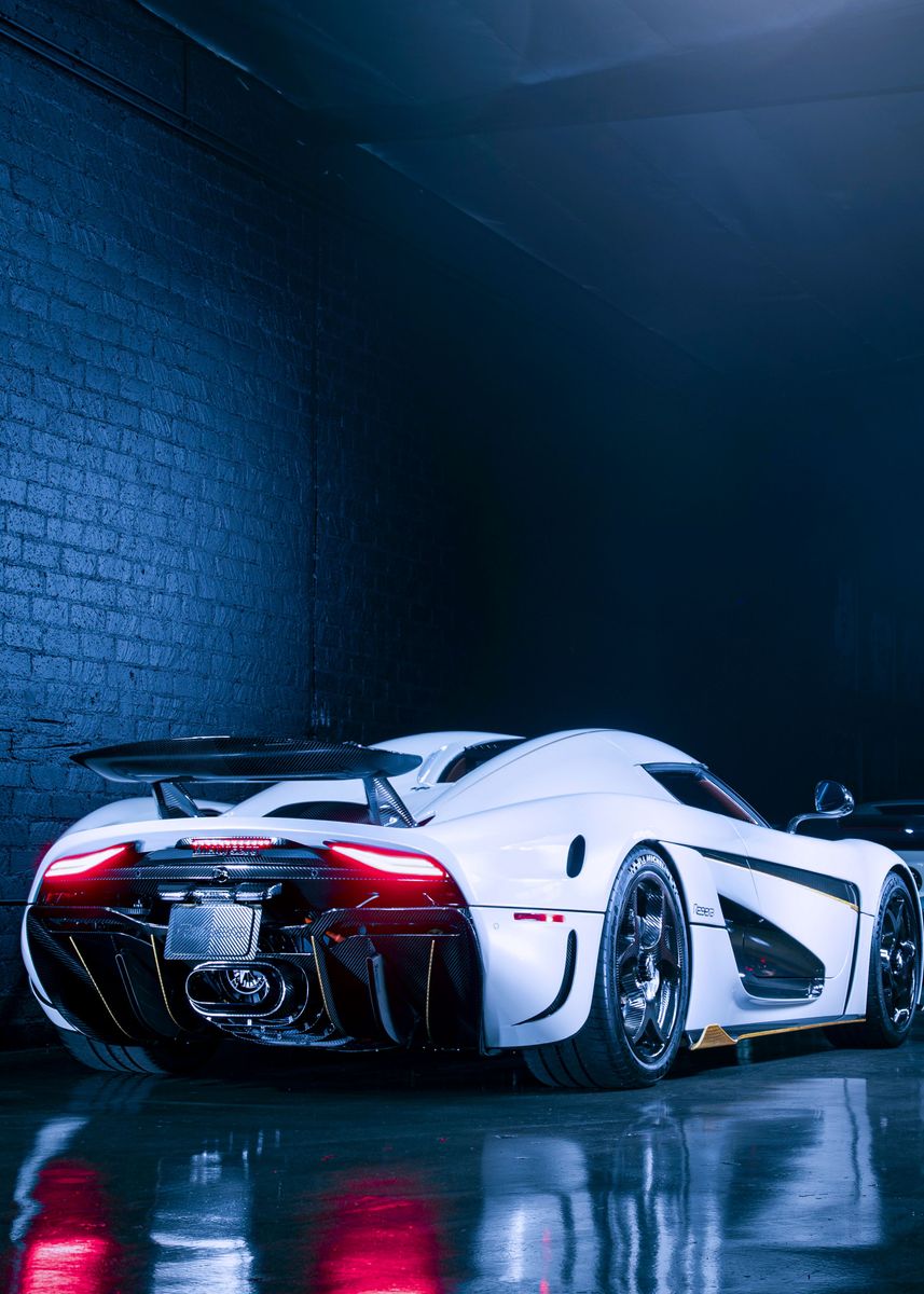 'Car Neon Futuristic' Poster, picture, metal print, paint by Light ...