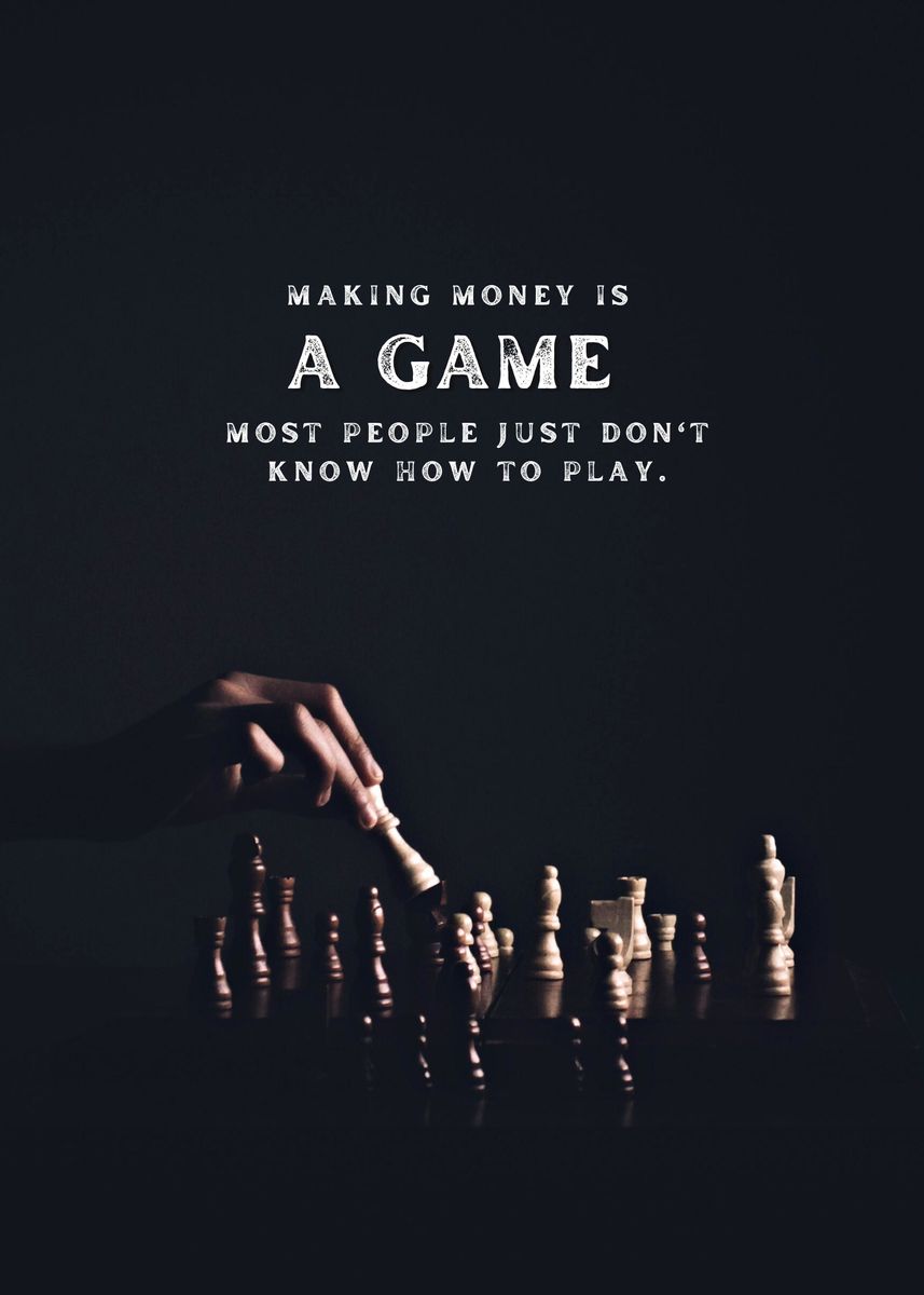 'The Making Money Game' Poster, picture, metal print, paint by ...