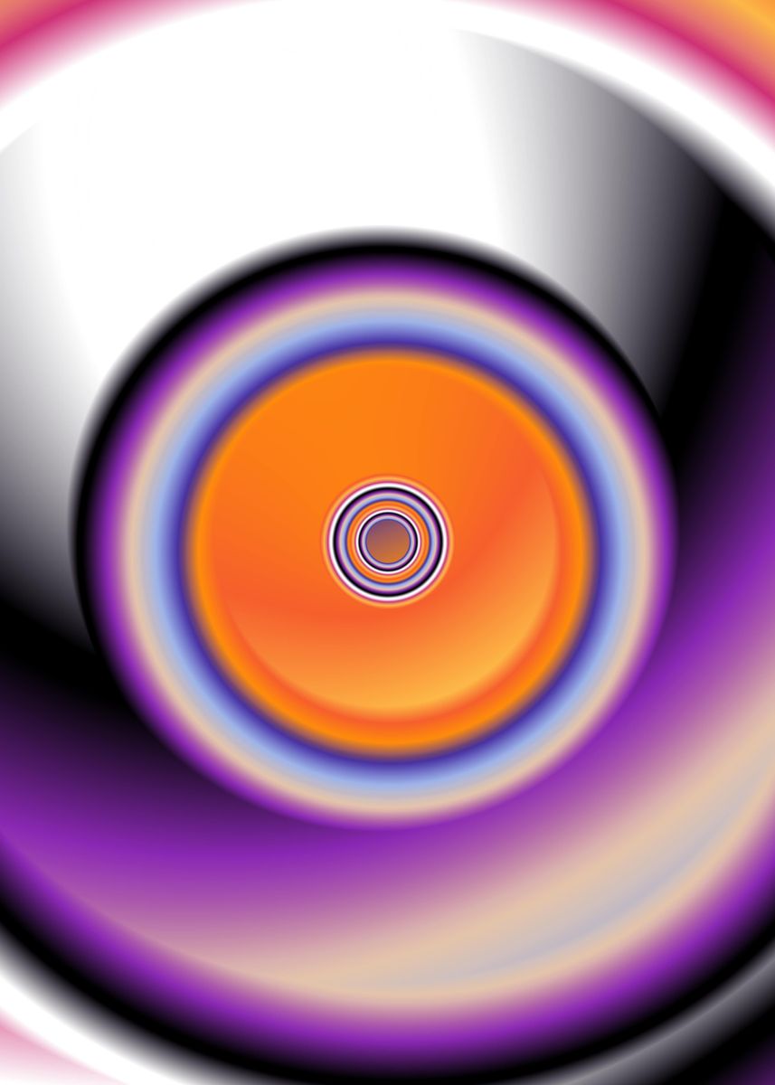 'Fractal Therapy 6' Poster, picture, metal print, paint by 1x Merch ...