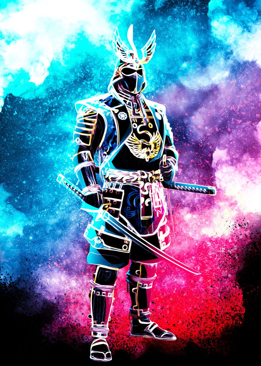 'Soul of samurai' Poster, picture, metal print, paint by San Creative ...