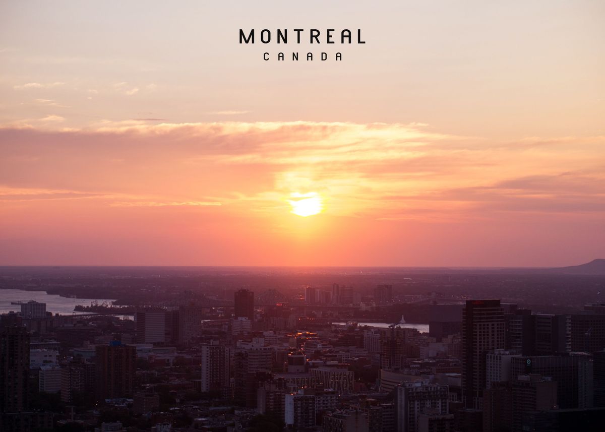 'Montreal ' Poster by Famous City | Displate