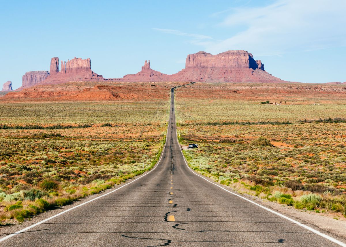 'Route 163 Monument Valley' Poster by Matteo Colombo | Displate