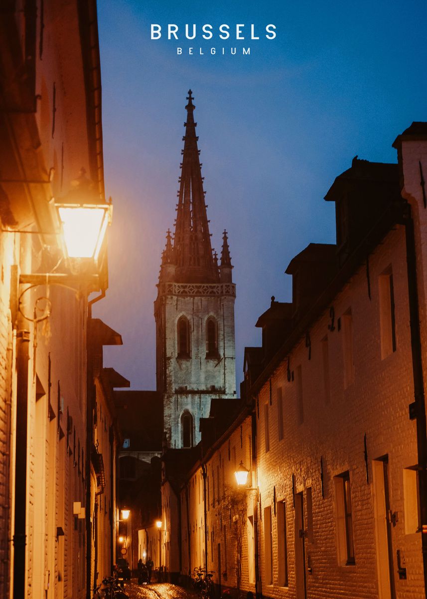 'Brussels ' Poster by Big City | Displate