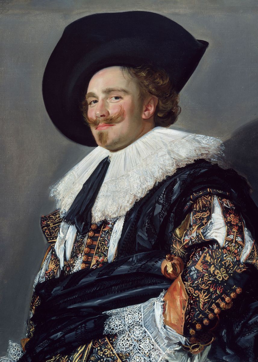 'Laughing Cavalier' Poster, picture, metal print, paint by tony4urban ...