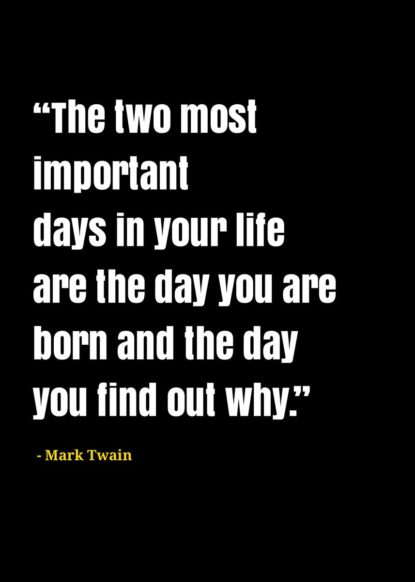 'Mark Twain quotes ' Poster, picture, metal print, paint by iwak ayam ...