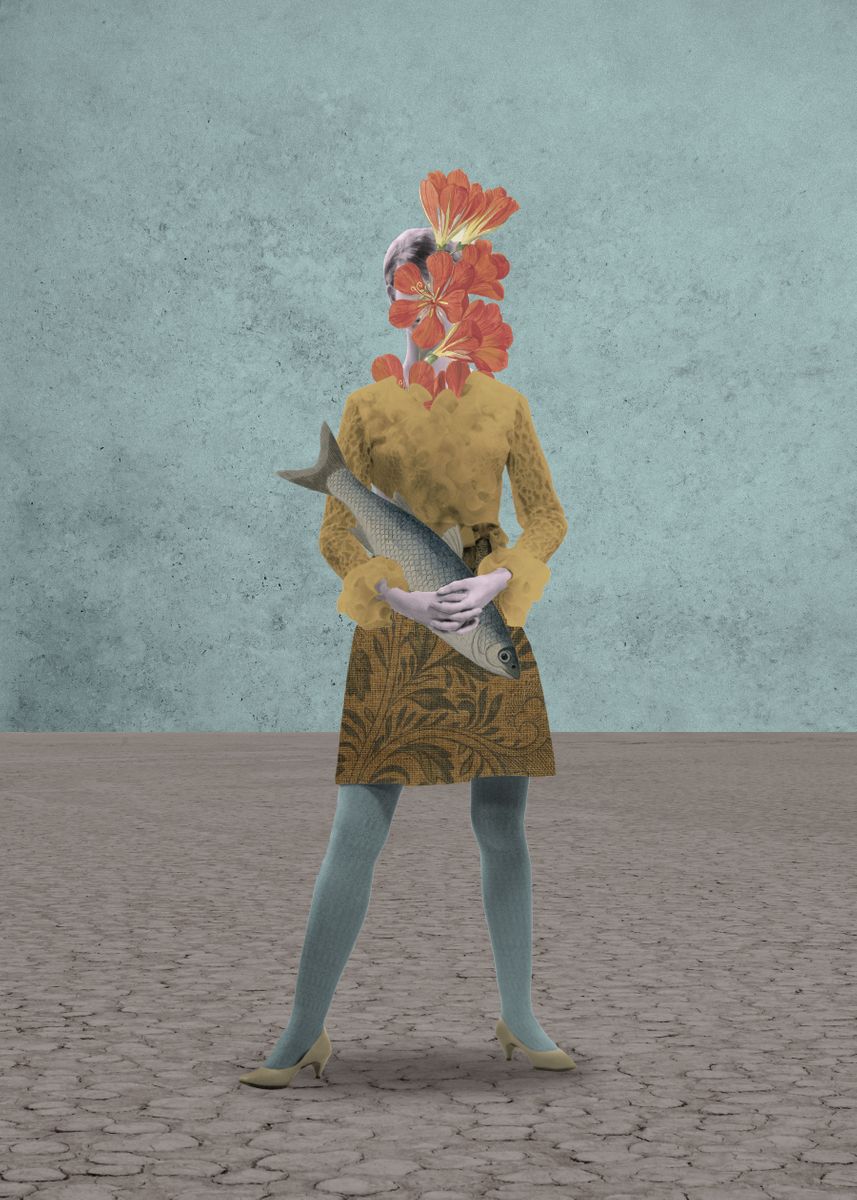 'Fish Story' Poster, picture, metal print, paint by Somnambulistika ...