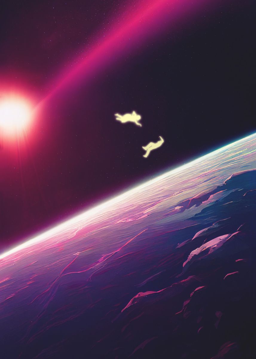 'Out Of Reach' Poster, picture, metal print, paint by Scandy Wiz | Displate