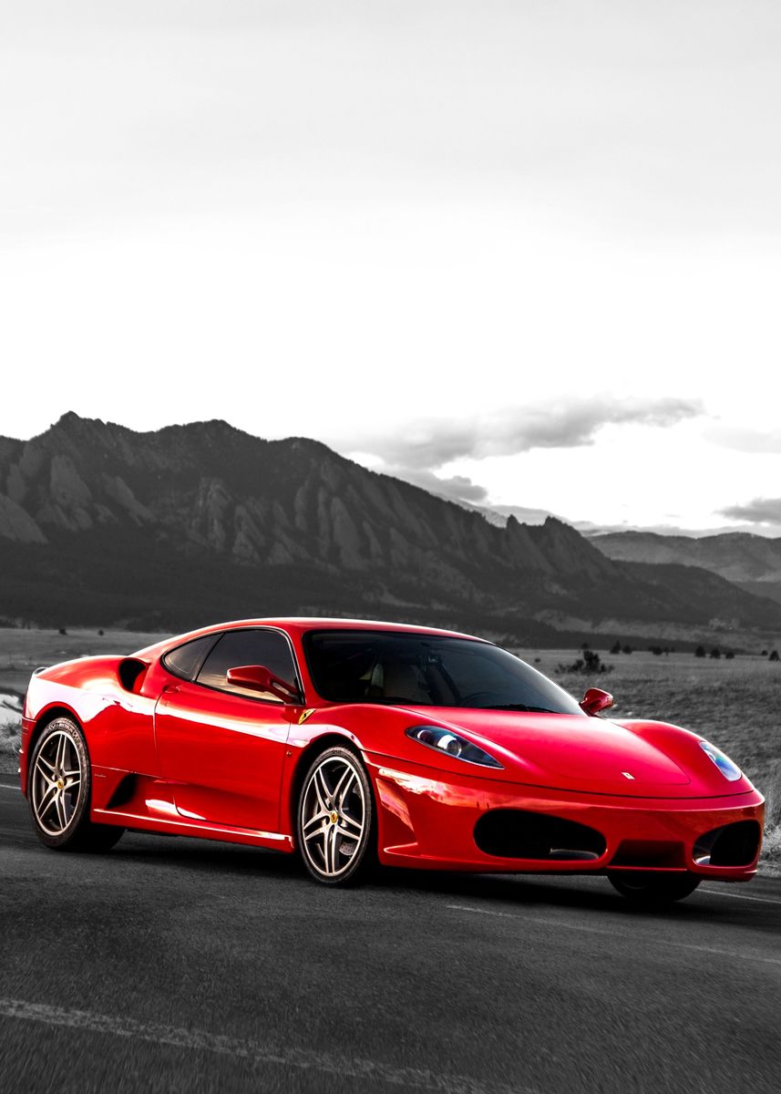'Ferrari F430 ' Poster, picture, metal print, paint by Magadire | Displate