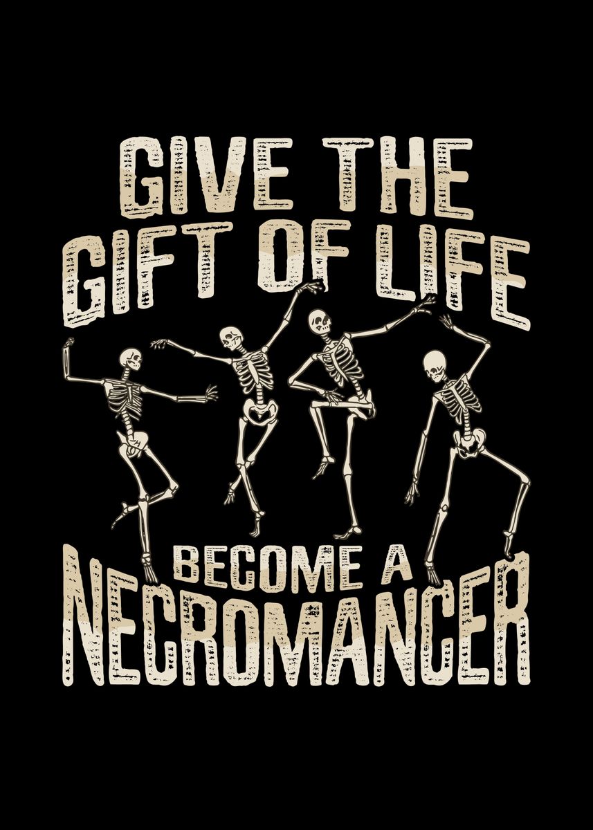 'Undead Necromancer' Poster, picture, metal print, paint by Michael ...