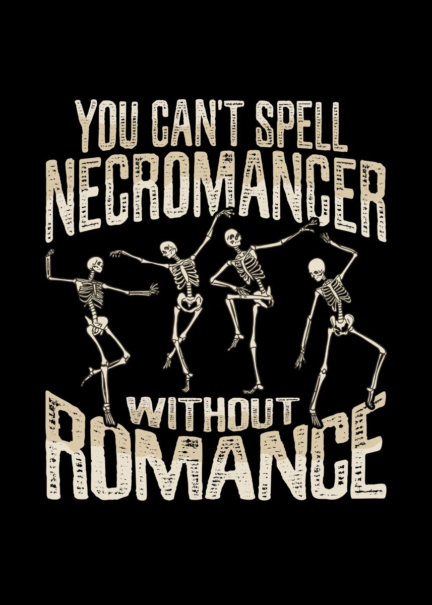 'Undead Romance Necromancer' Poster, picture, metal print, paint by ...